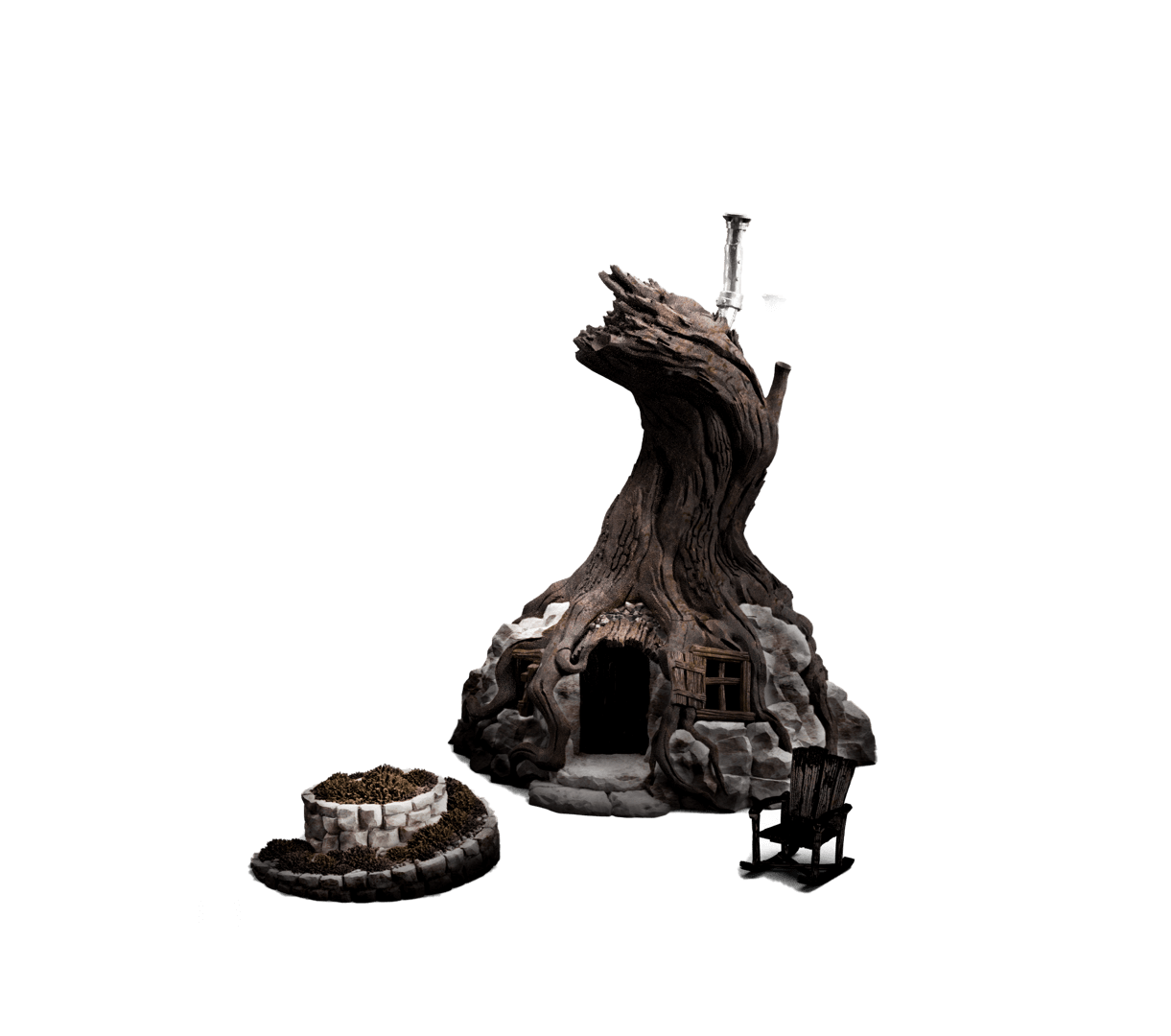 Witch hovel - Décors et tuiles modulables prépeints aimantés pour jeux ...
